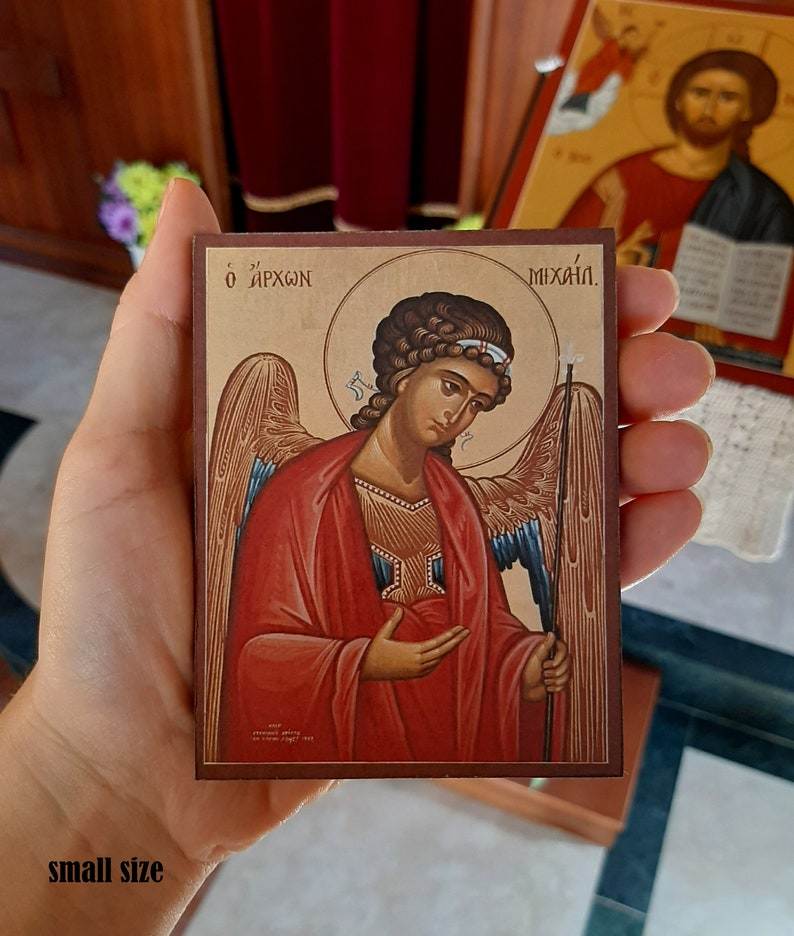 Archangel Michael Icon, Saint Michael, Holy Michael the Guardian Angel ...