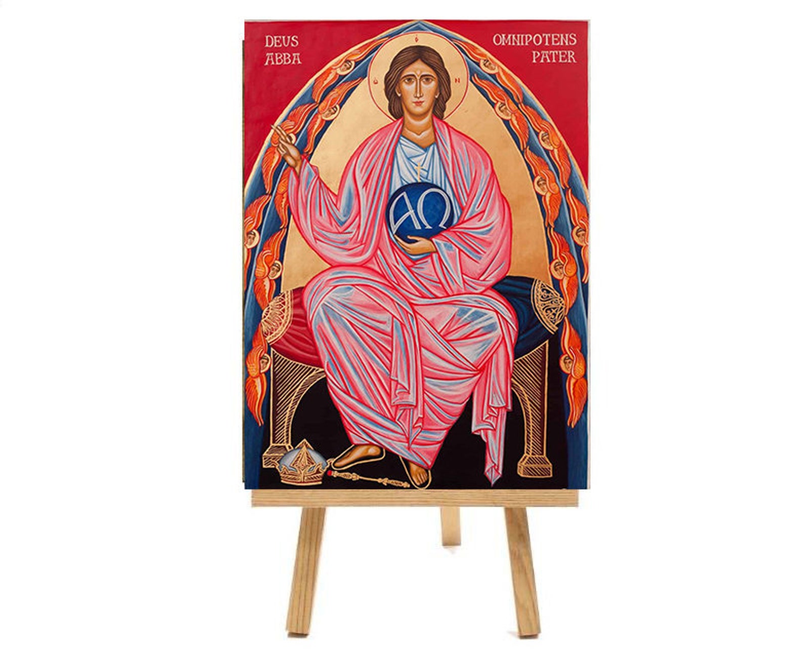 Deus Omnipotens Pater Abba Pater Icon Merciful God the - Etsy