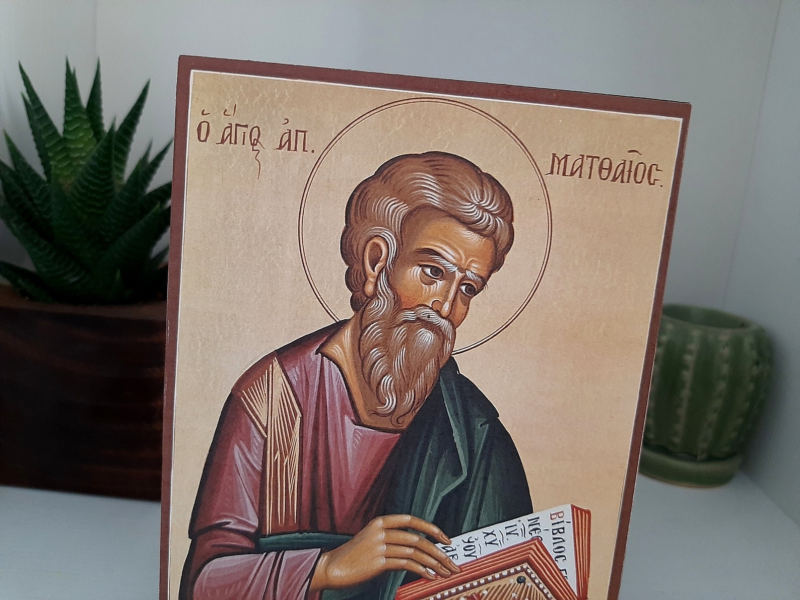 Saint Matthew the Apostle Saint Matthew Icon Matthew the | Etsy