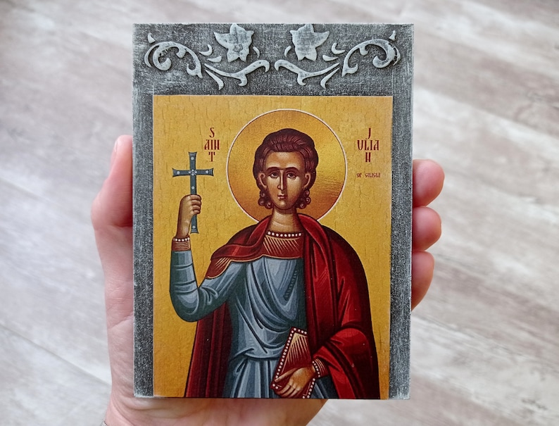 Saint Julian of Antioch St Julian the Martyr Orthodox Icon - Etsy
