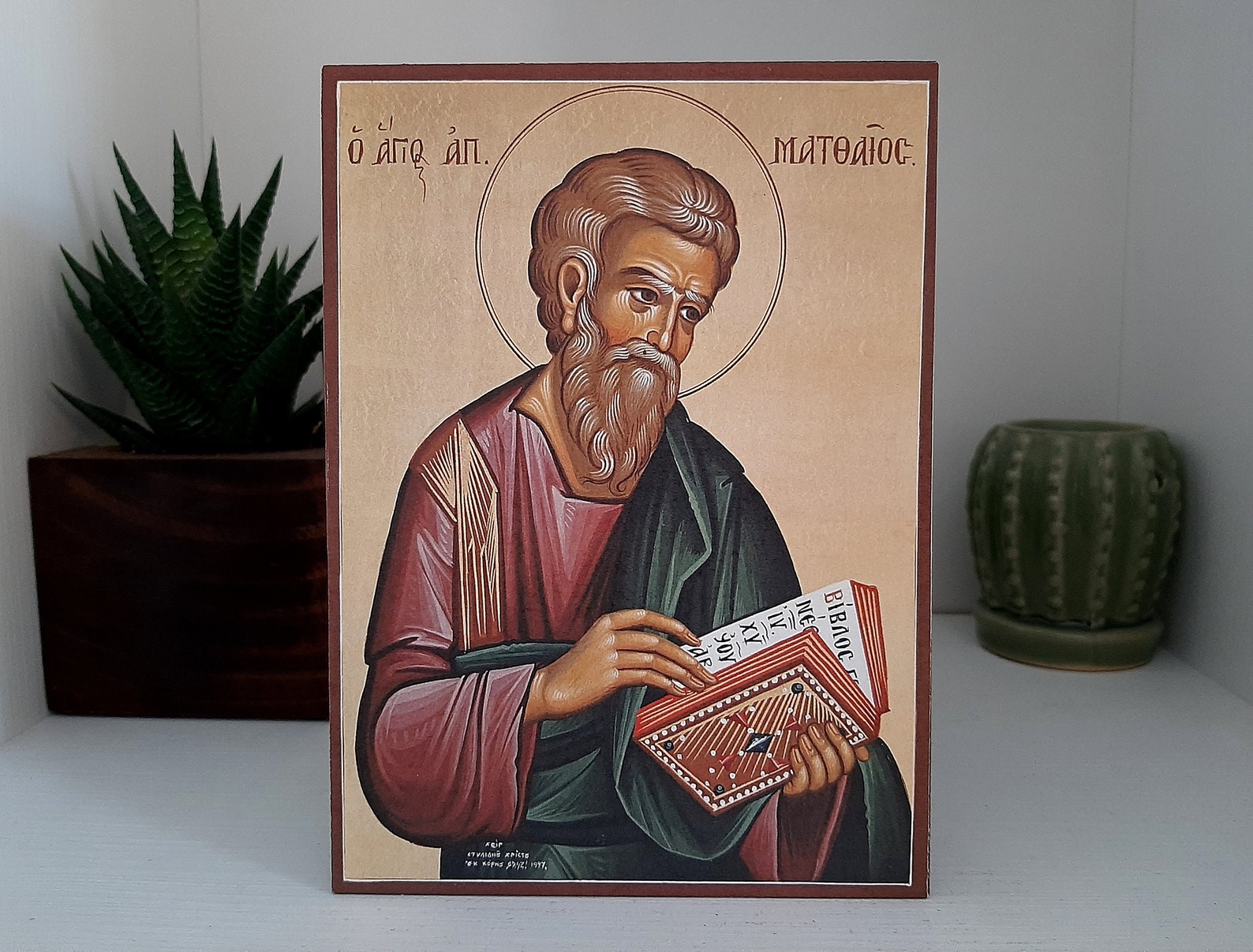 Saint Matthew the Apostle Saint Matthew Icon Matthew the | Etsy