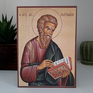 Saint Matthew the Apostle Saint Matthew Icon Matthew the | Etsy
