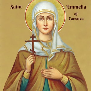 Orthodox Icon Emilia, Saint Emilia the Elder, St Emmelia of Caesarea ...