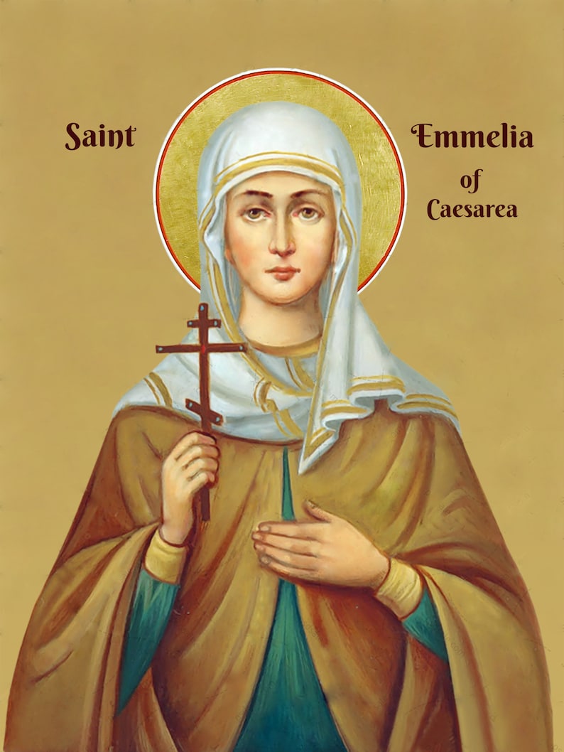Orthodox Icon Emilia Saint Emilia the Elder St Emmelia of - Etsy