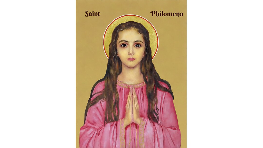 Saint Philomena Catholic Icon St Philomena Print Patron - Etsy