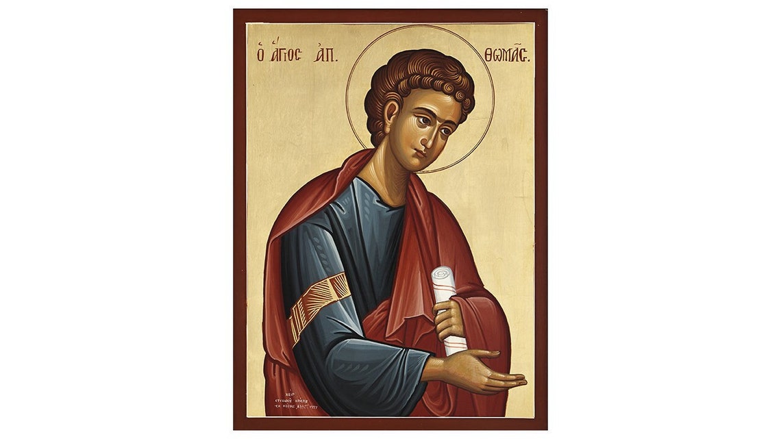 Saint Thomas the Apostle Orthodox Icon, Jesus Followers, Doubting ...