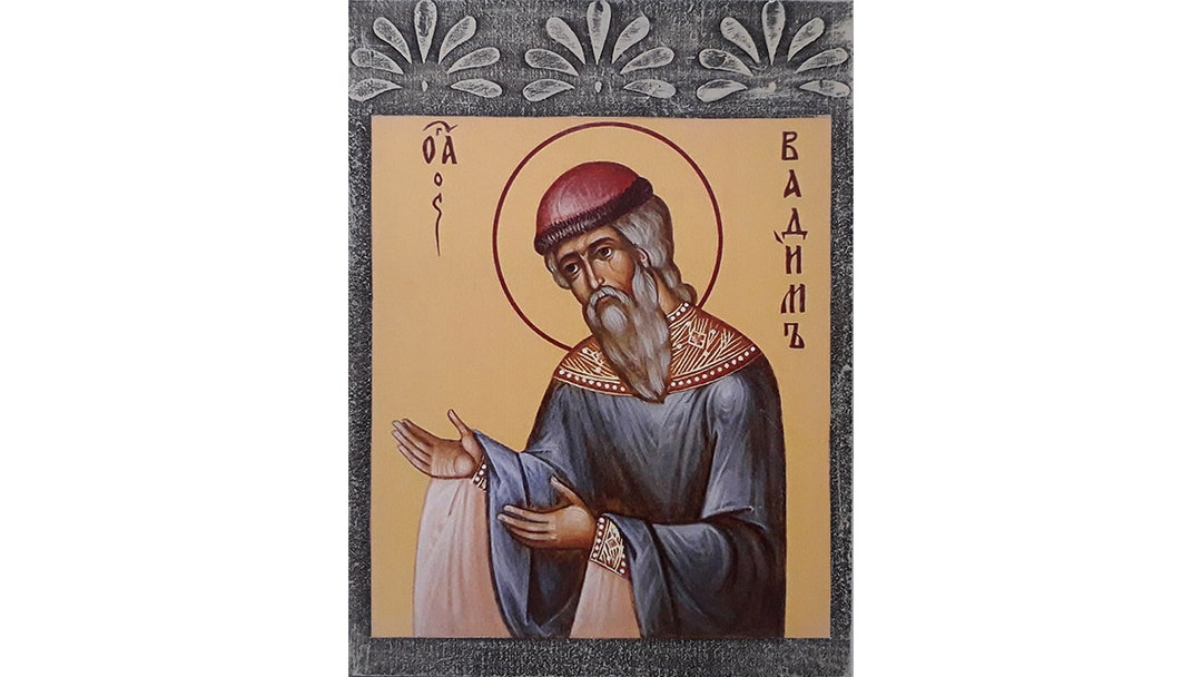 Saint Bademus Orthodox Icon Russian Orthodox Icon St Vadim - Etsy
