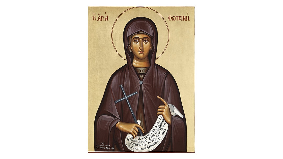 Saint Photini the Samaritan Woman Saint Photini Icon - Etsy