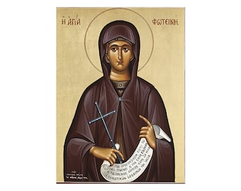 Samaritan Woman Icon - Etsy