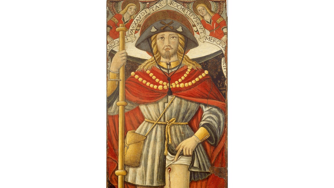 Saint Roch Saint Rocco Catholic Icon Catholic Saint - Etsy