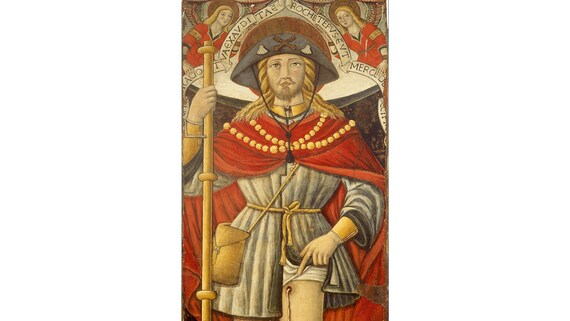 Saint Roch Saint Rocco Catholic Icon Catholic Saint - Etsy