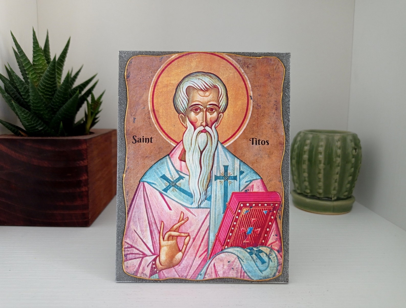 Saint Titus Saint Titos St Titus Icon St Titos Icon | Etsy