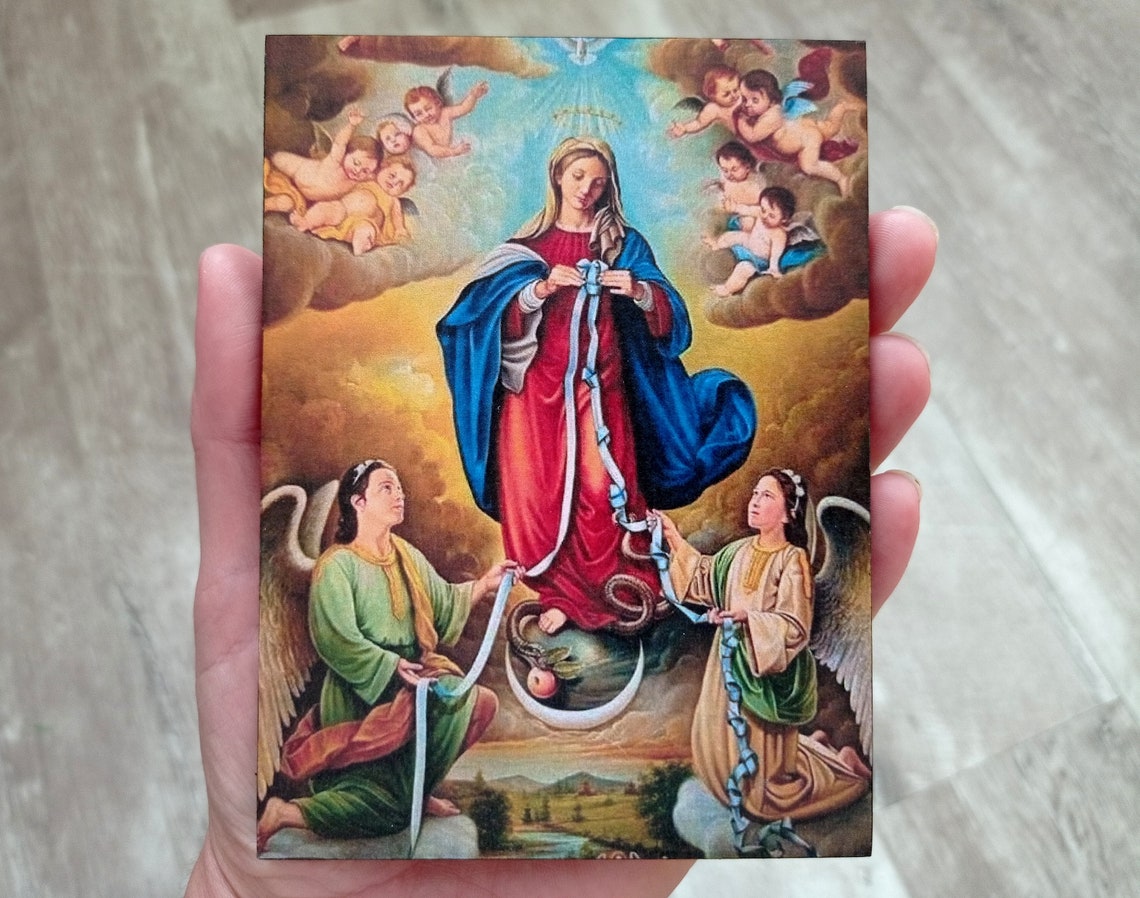 Our Lady Undoer of Knots Mary Untier of Knots Catholic - Etsy