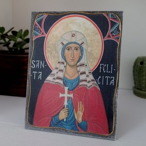 Saint Felicitas of Rome, Saint Felicity Orthodox Icon, St Felicita Icon ...