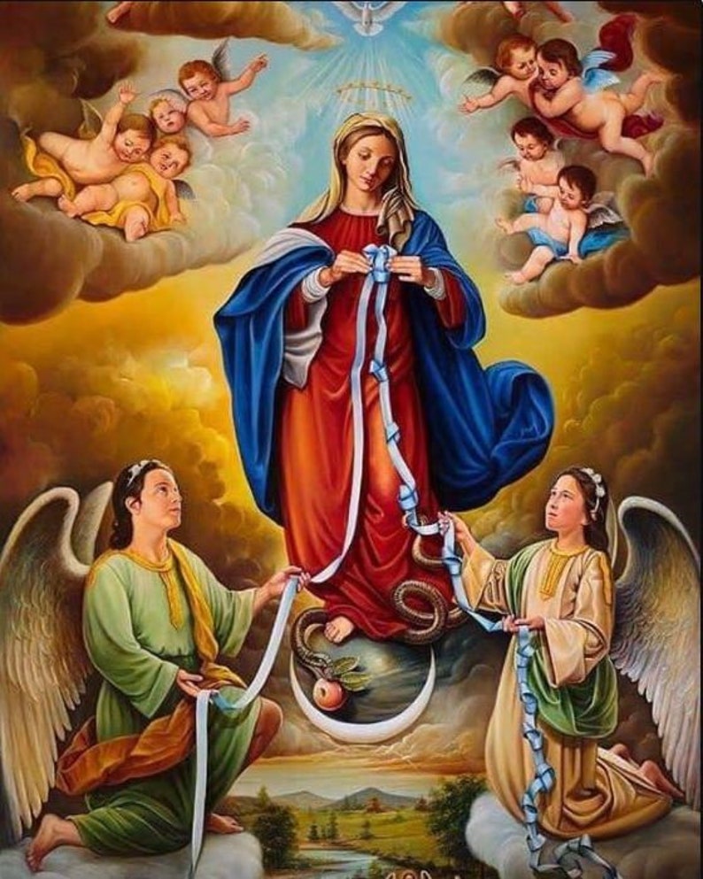 Our Lady Undoer of Knots, Mary Untier of Knots, Catholic Icons, Our ...