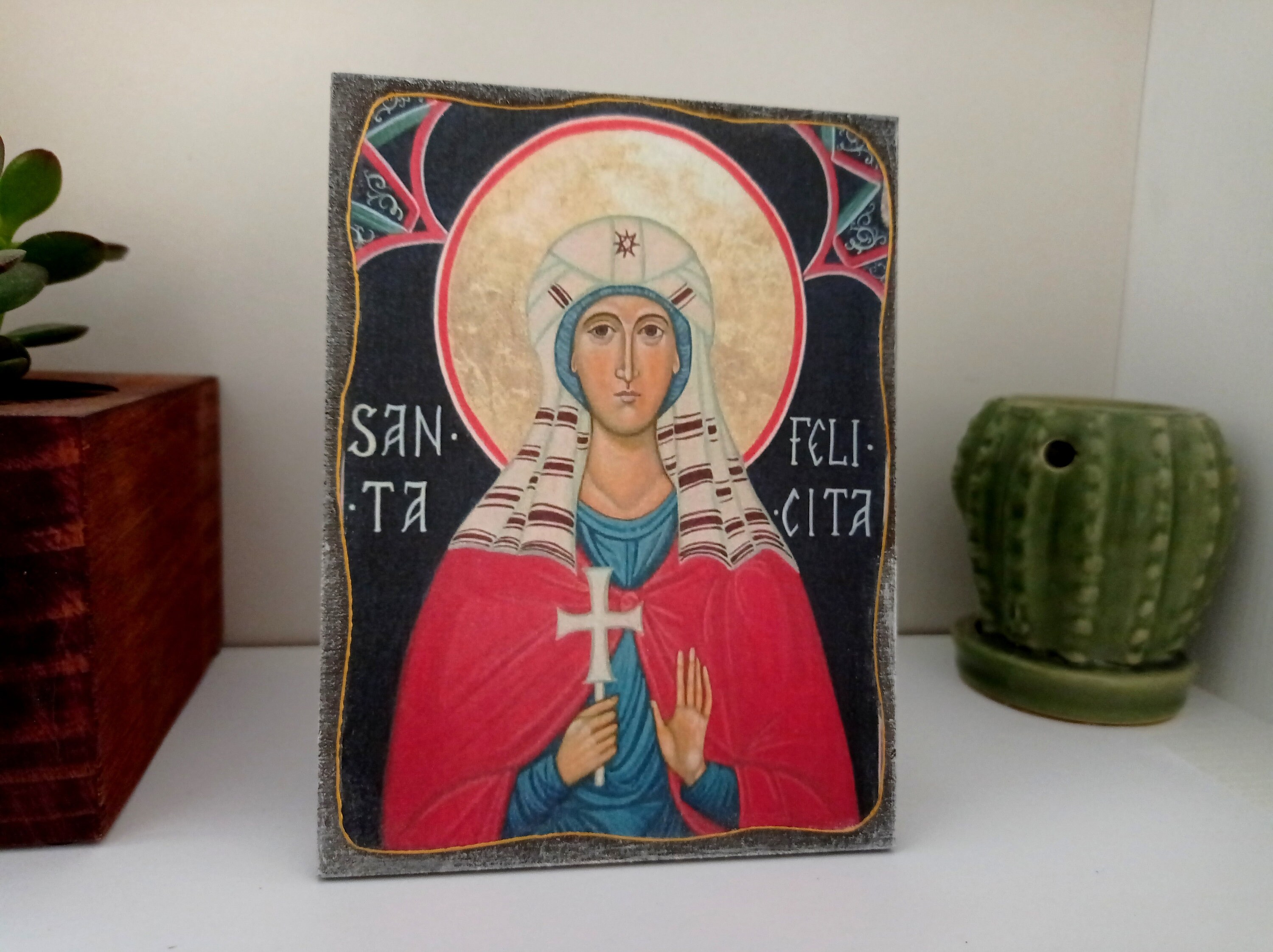 Saint Felicitas of Rome Saint Felicity Orthodox Icon St - Etsy Australia