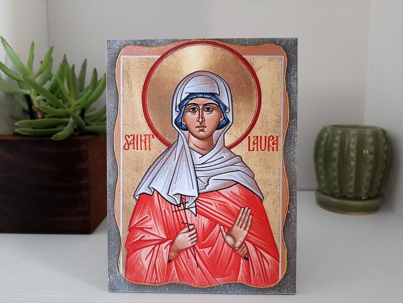 Saint Laura of Cordoba, St Laura Catholic Iconography, Orthodox Icon ...
