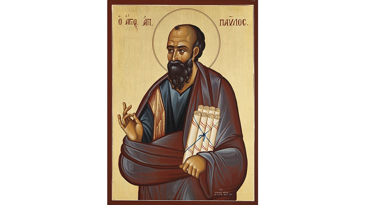 Icono ortodoxo de San Pablo apóstol Pablo Saúl de Tarso | Etsy