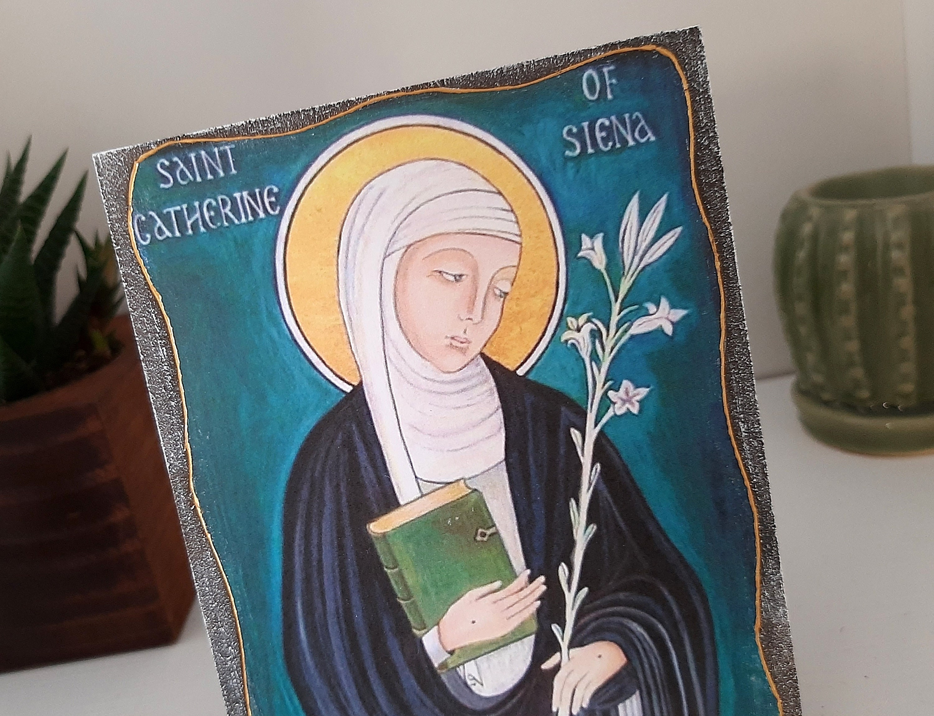 Saint Catherine of Siena, Catholic Icon of St Catherine Siena ...