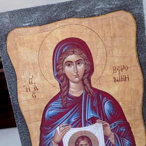 Saint Veronica, St Veronica Icon, Patron Saint of Photographers, the ...