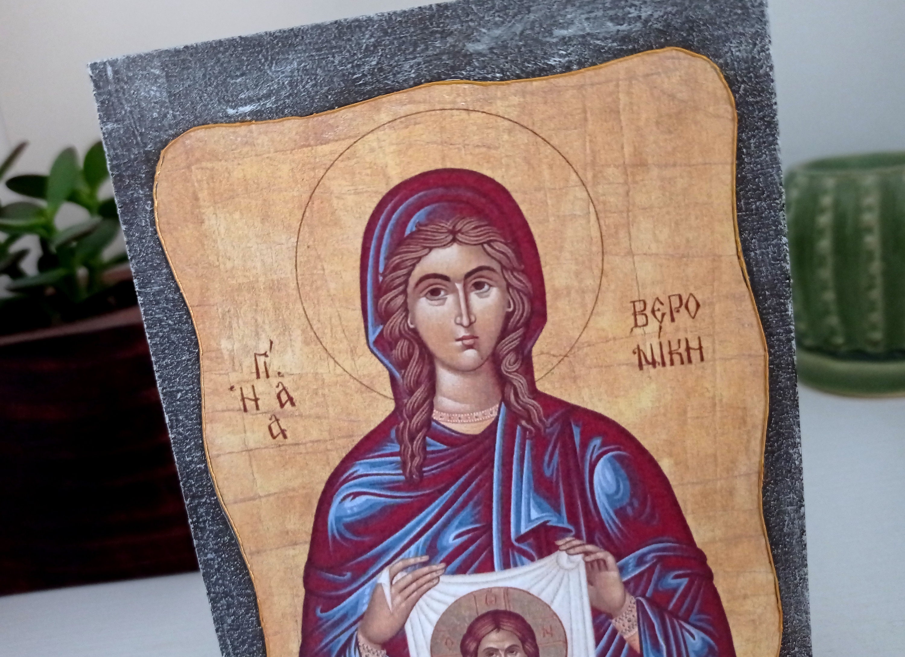 Saint Veronica St Veronica Icon Patron Saint of - Etsy UK