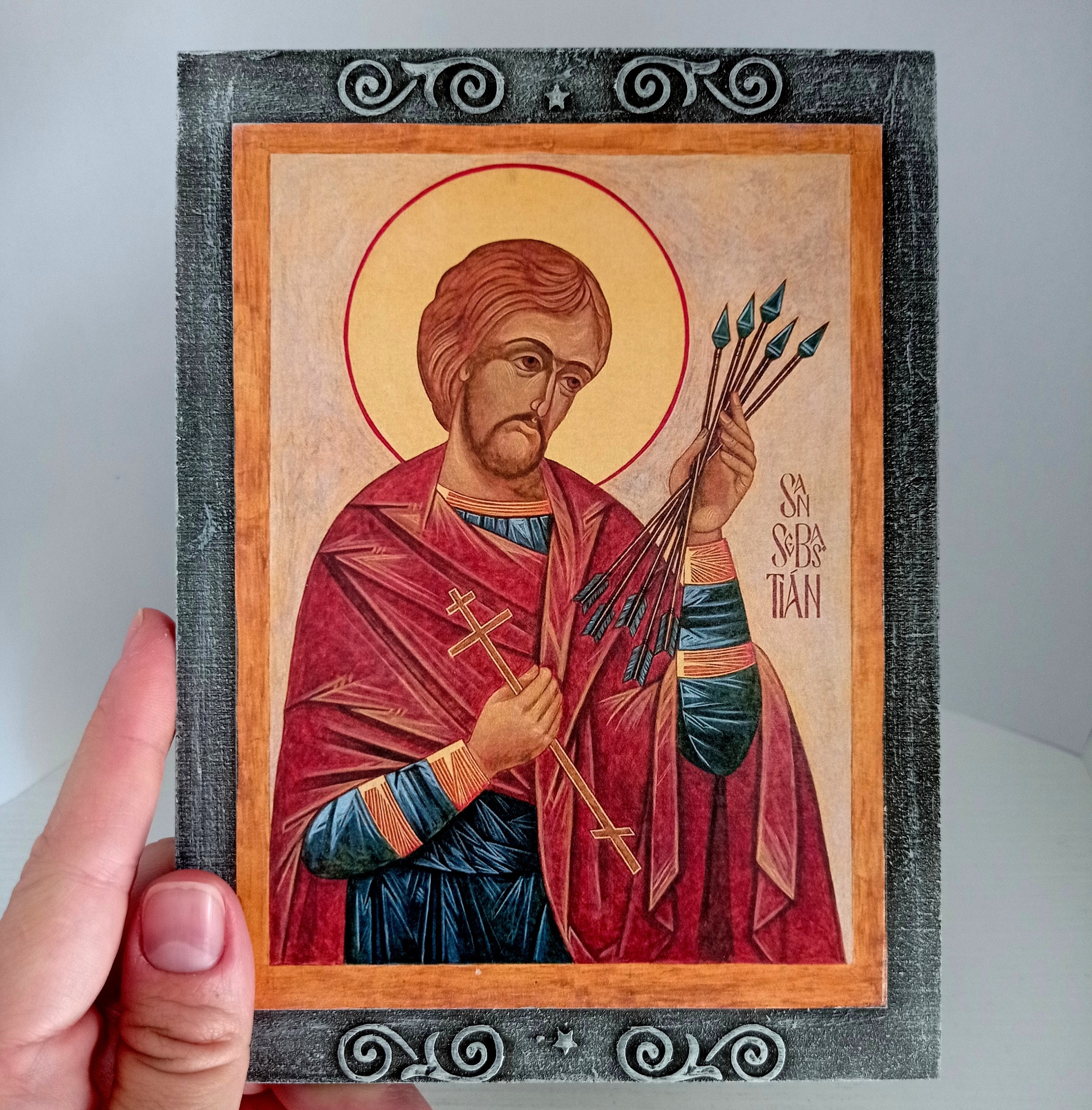 Saint Sebastian Patron Saint of Athletes Saint Sebastien | Etsy