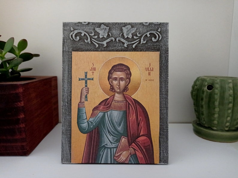 Saint Julian of Antioch St Julian the Martyr Orthodox Icon - Etsy