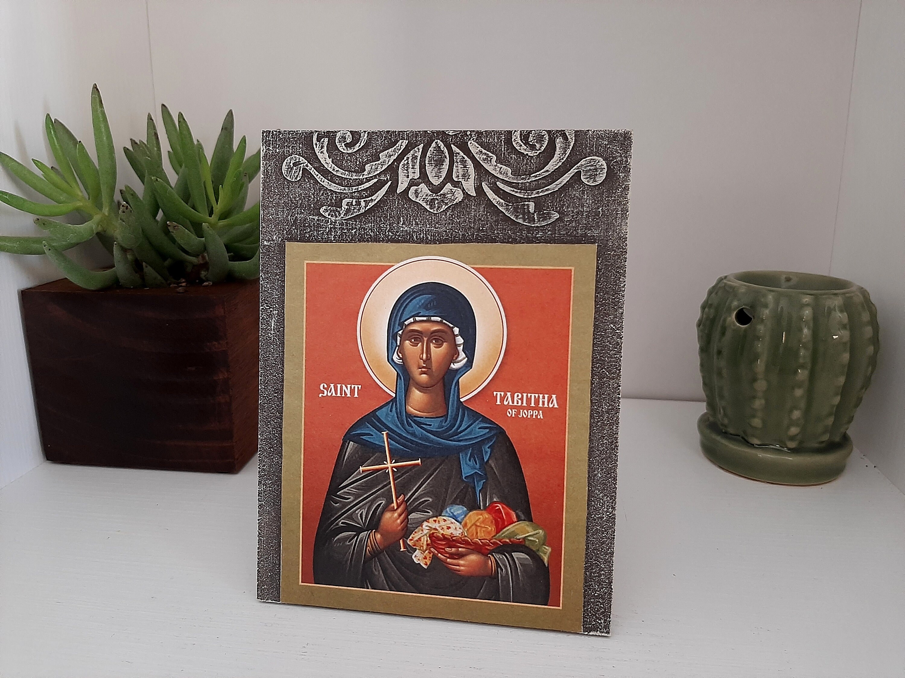 Saint Tabitha of Joppa Orthodox Icon St Tabitha the Widow - Etsy