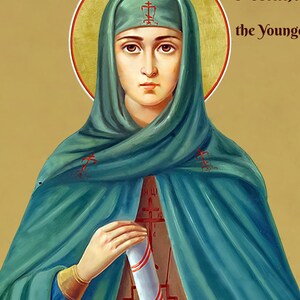 Saint Melania the Younger, Orthodox Icon Saint Melania the Nun, Sainte ...