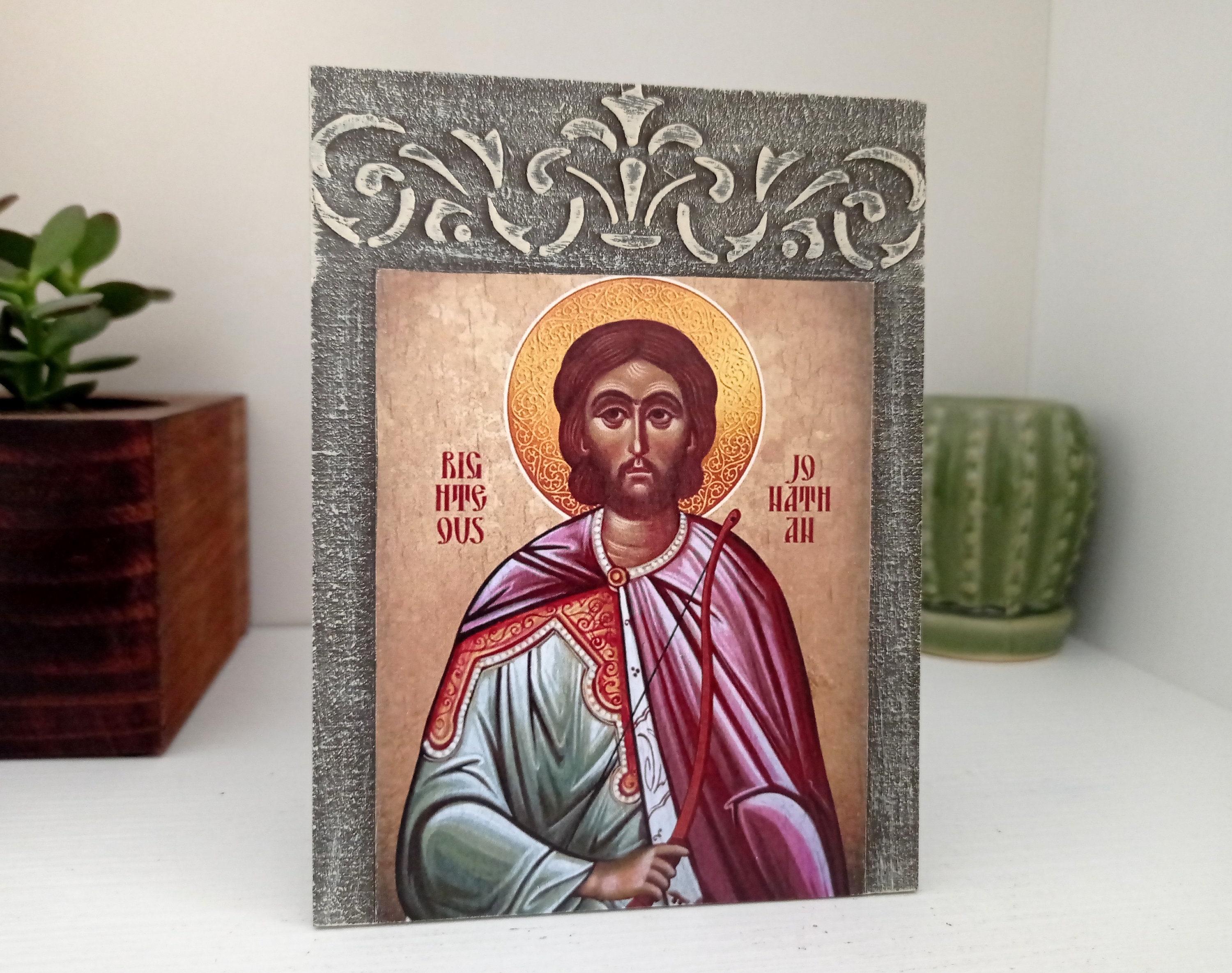Saint Jonathan Icon St Jonathan Righteous Jonathan Orthodox | Etsy