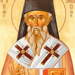Saint Dionysius the Great Orthodox Icon Pope Dionysius of - Etsy