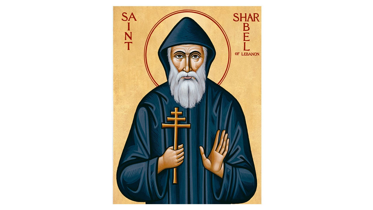 Saint Sharbel Saint Charbel of Lebanon Mar Charbel Makhlouf | Etsy