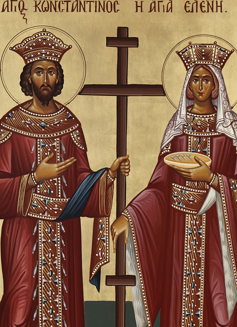 Orthodox Icon Saint Constantine and Saint Helen Saint | Etsy