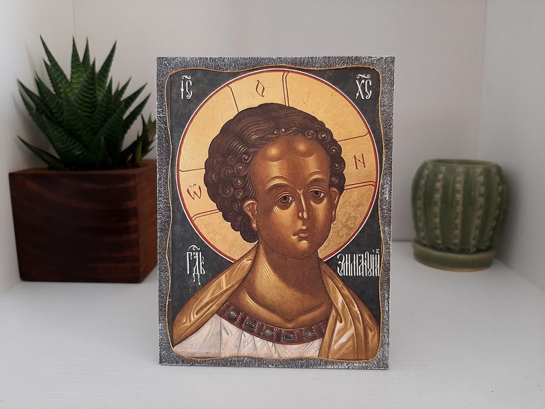 Orthodox Icon Jesus Emanuel Christ Emmanuel Jesus Christ - Etsy