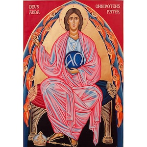 Deus Omnipotens Pater Abba Pater Icon Merciful God the - Etsy