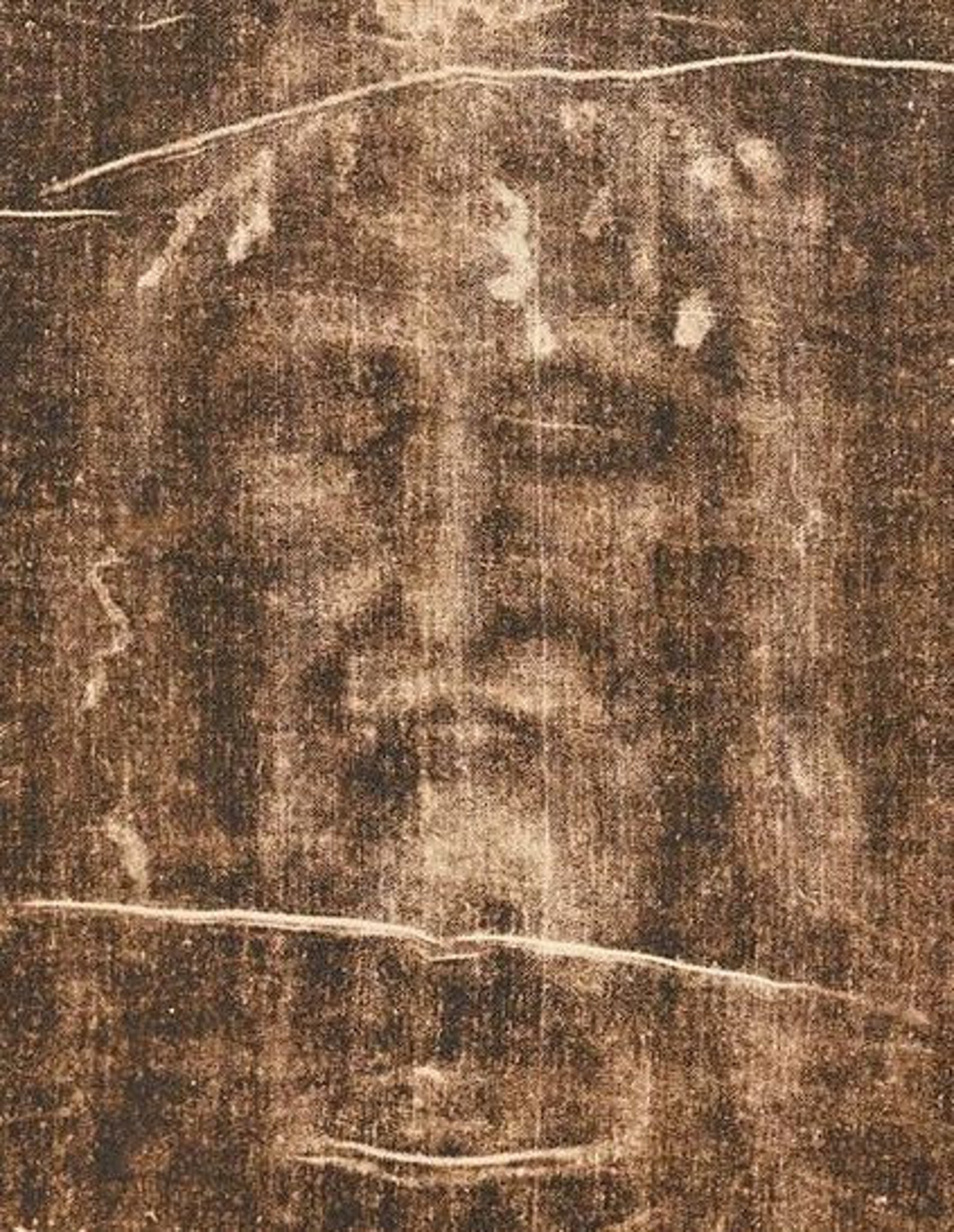 The Holy Shroud of Turin Print, Real Face of Jesus Christ Icon on Wood ...