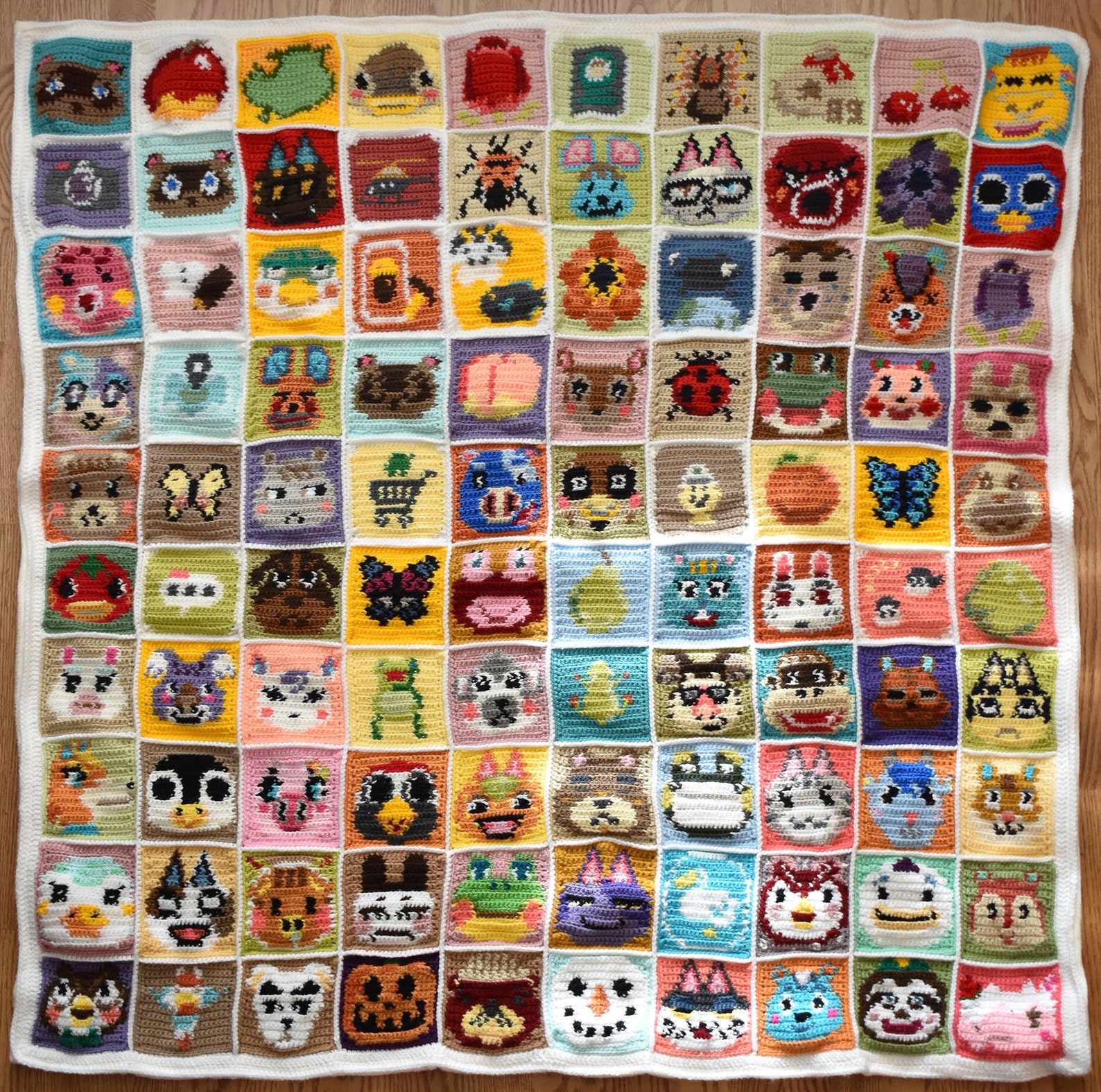 Animal Crossing Crochet Blanket Pattern - ALL PACKS 1-10 - Etsy