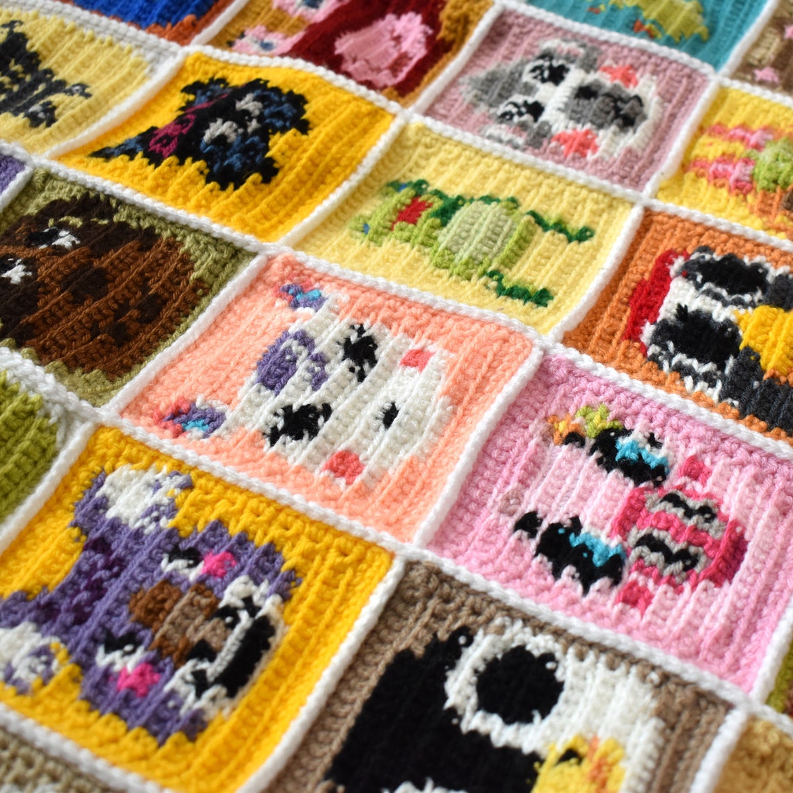 Animal Crossing Crochet Blanket Pattern ALL PACKS 1-10 - Etsy