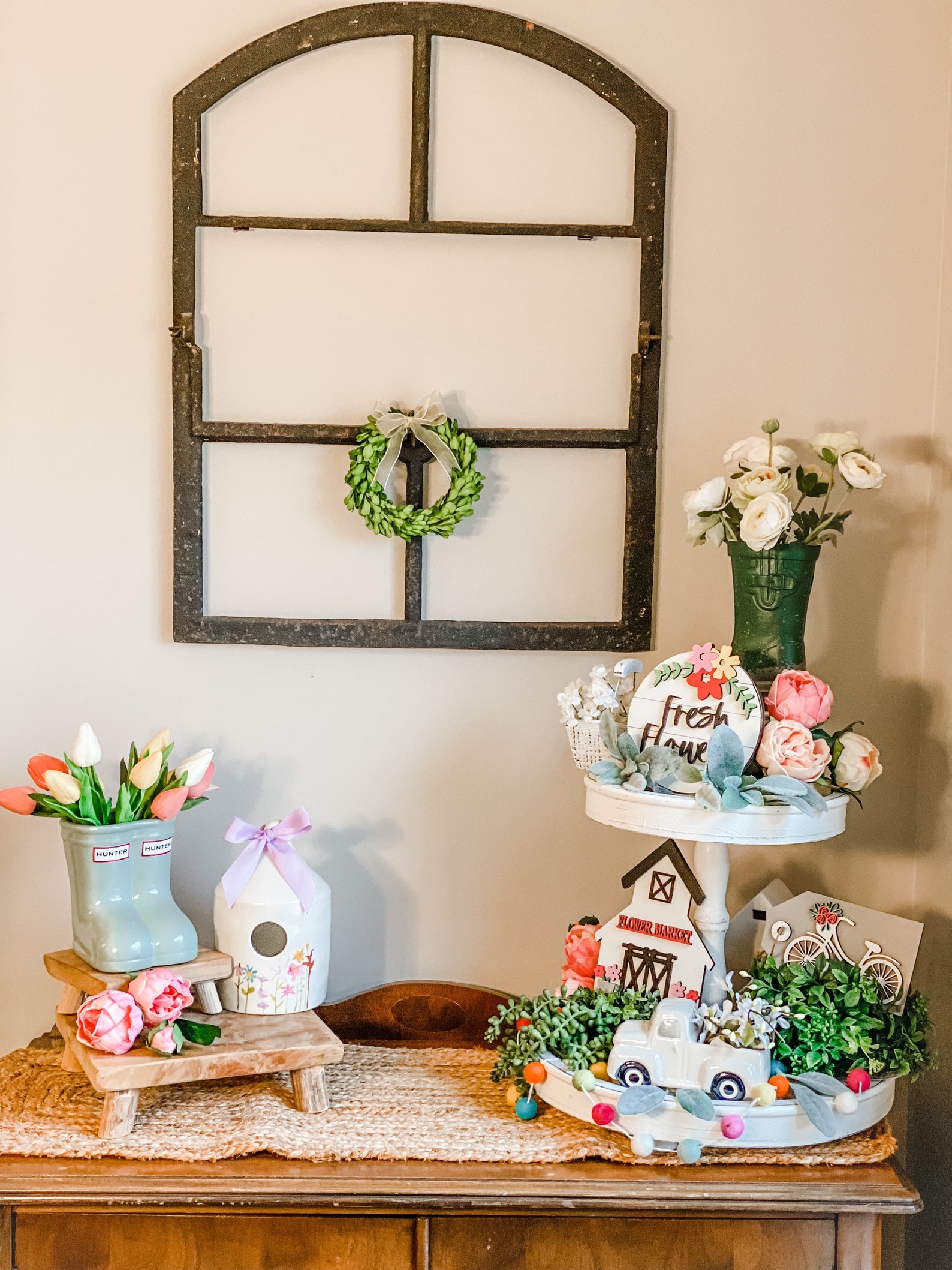 Spring Tiered Tray Decor Tiered Tray Decor Tiered Tray - Etsy