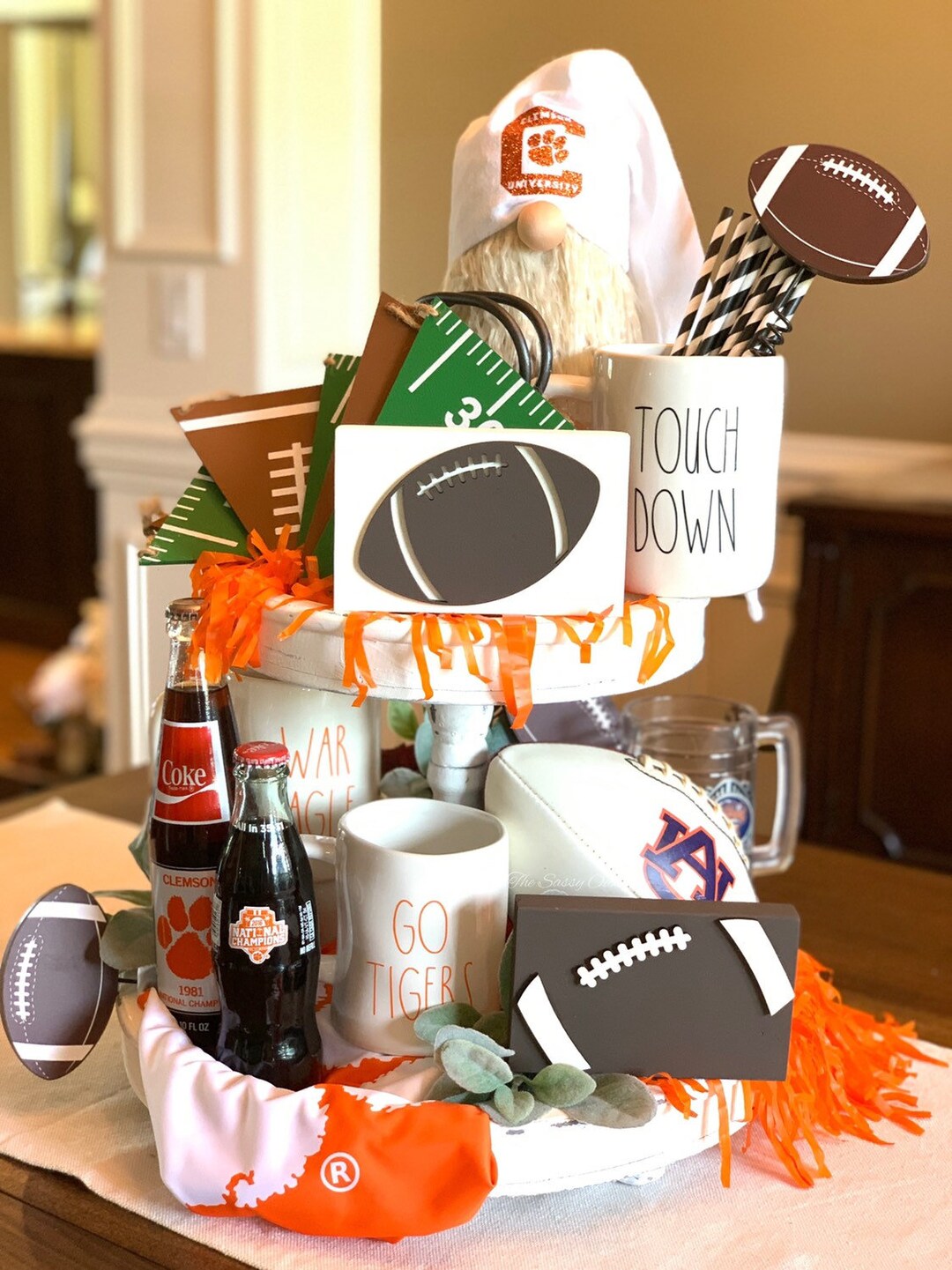 Football 3d Signs, Football Sign, Football Birthday Decor, Fall Sign ...