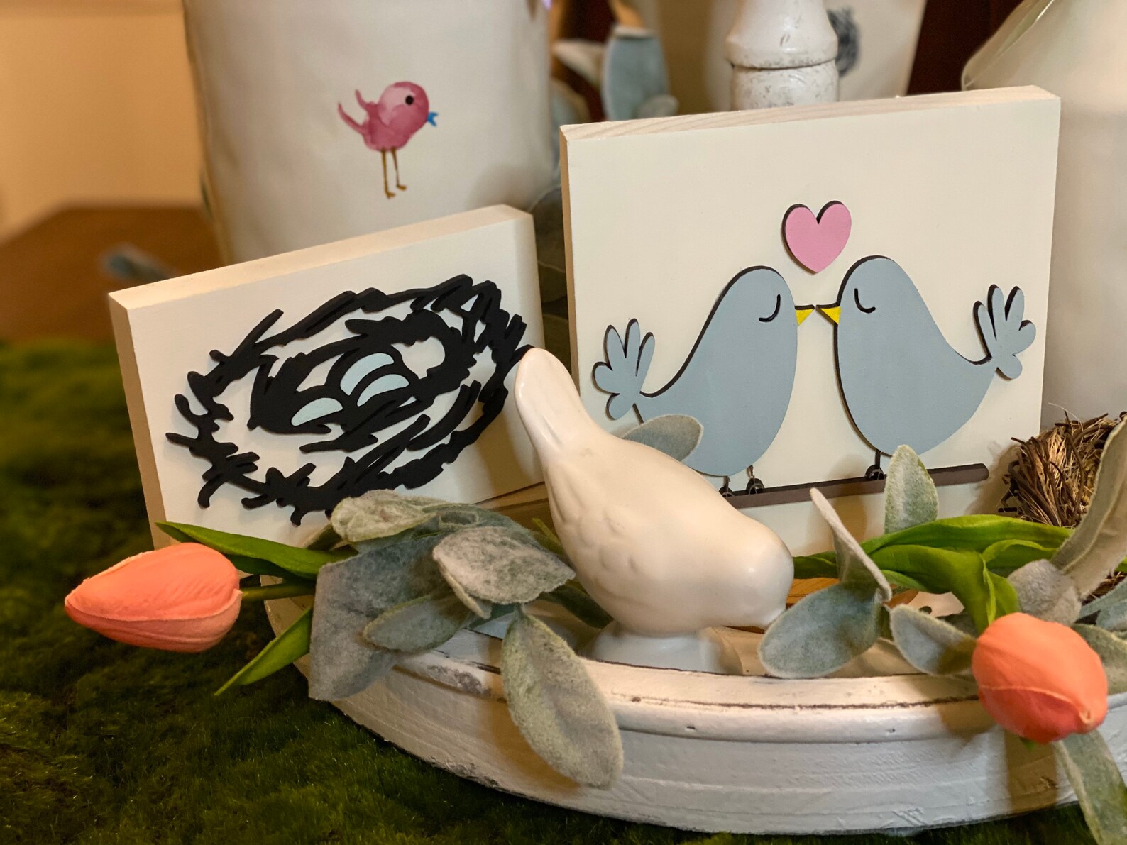 Birdhouse Signs Nest Sign Bless Our Nest Birdhouse Decor - Etsy