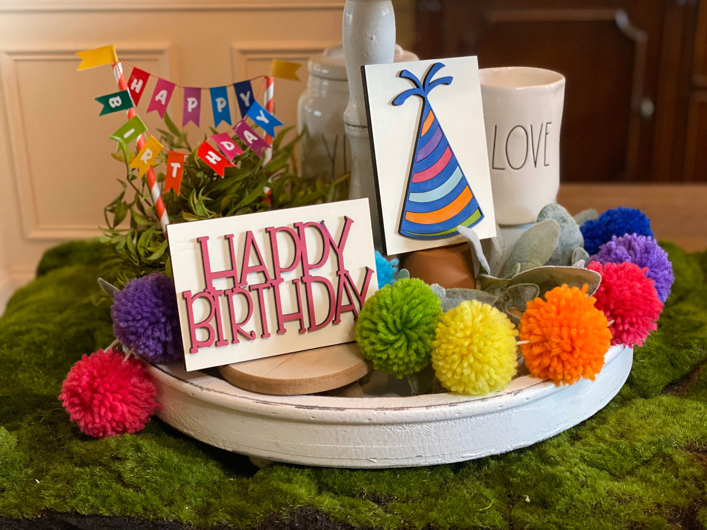 Happy Birthday Signs Birthday Decor Happy Birthday Decor | Etsy