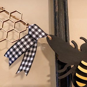 Bee Banner, Honeycomb Banner, Spring Banner, Pennant Banner, Summer ...