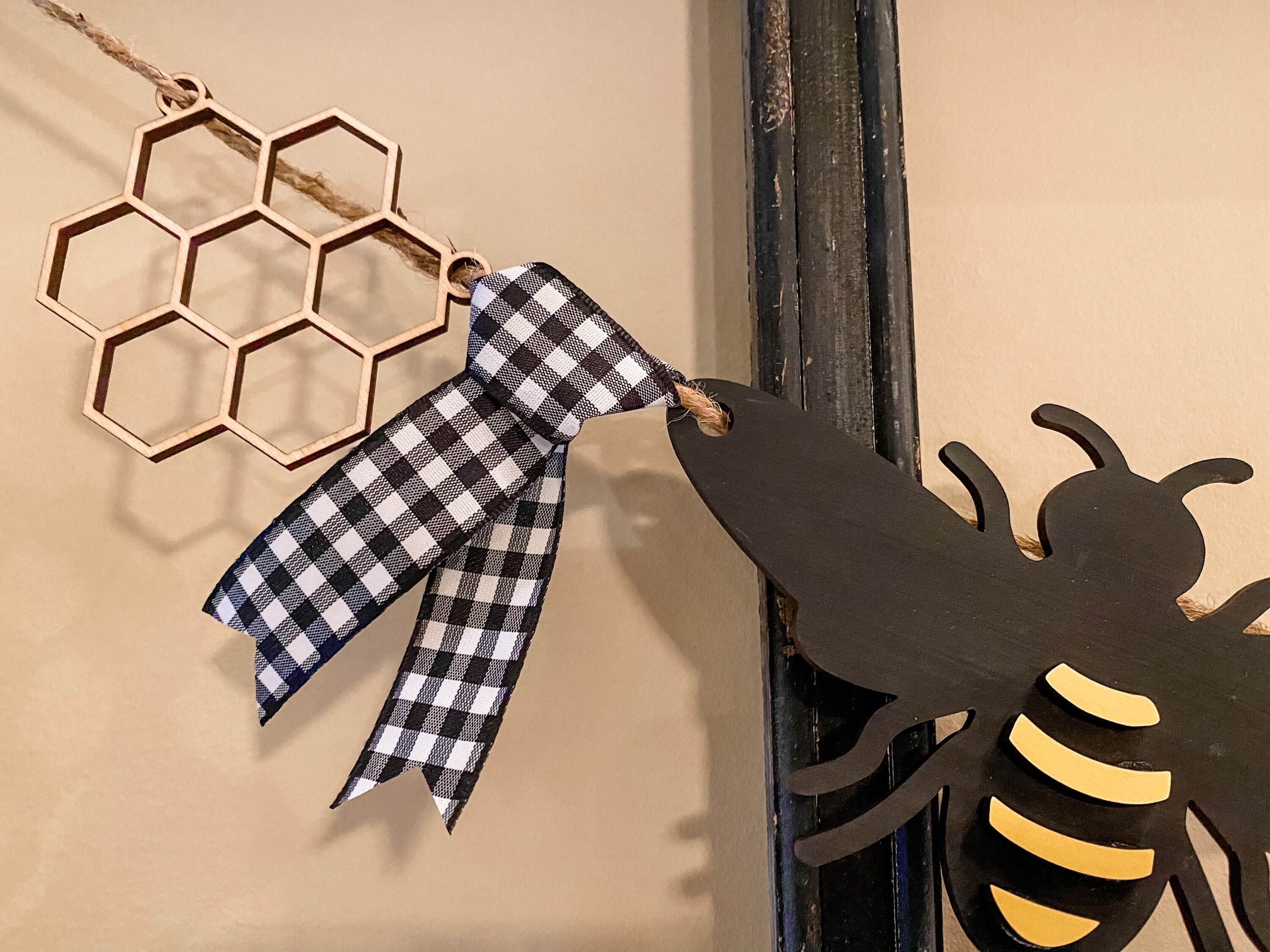 Bee Banner Honeycomb Banner Spring Banner Pennant Banner - Etsy