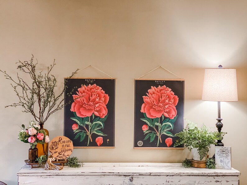 Live Life in Full Bloom Peony Sign Spring Sign Summer Sign - Etsy