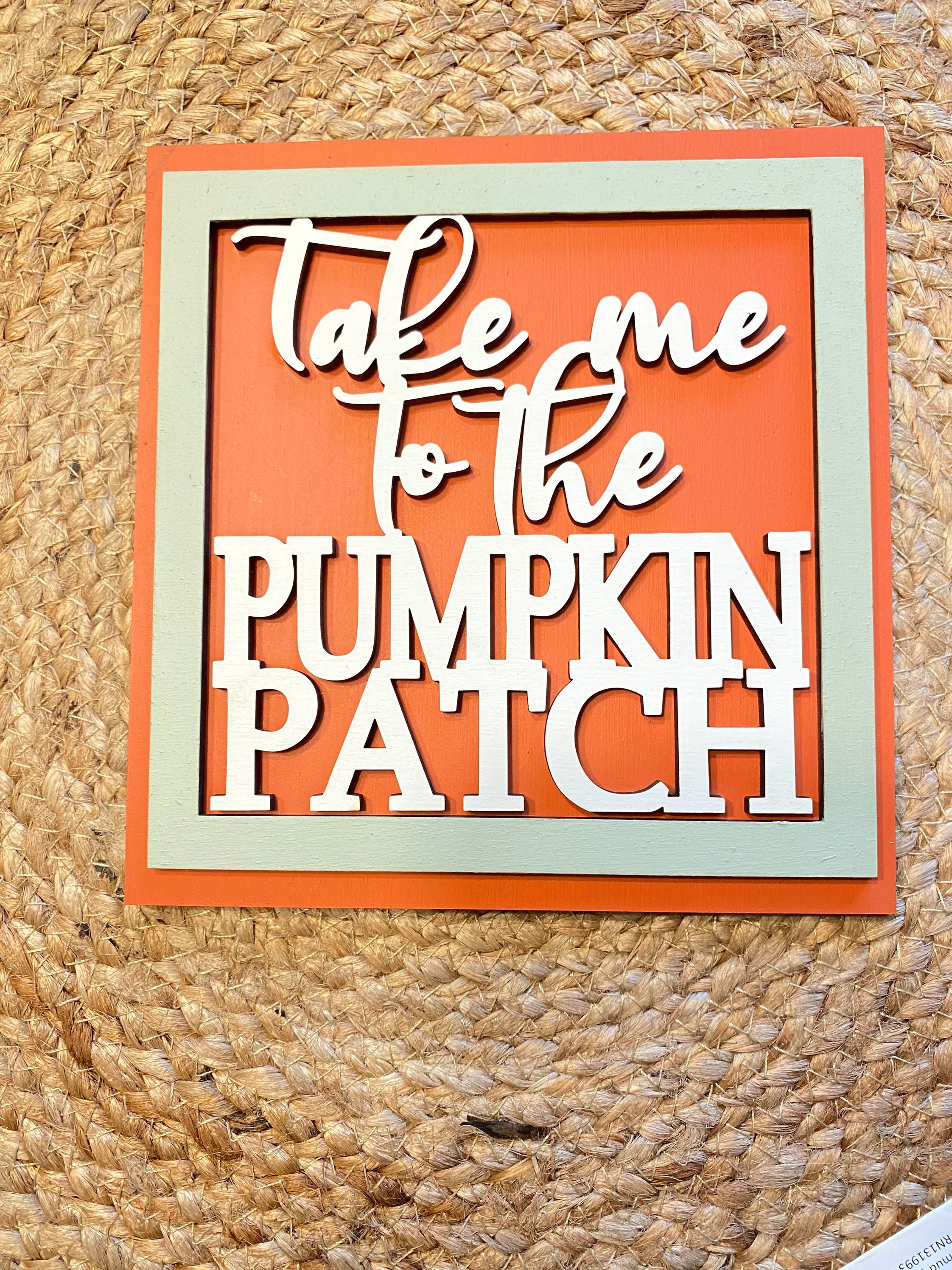 Pumpkin Patch Signs Pumpkin Sign Fall Tiered Tray Signs | Etsy