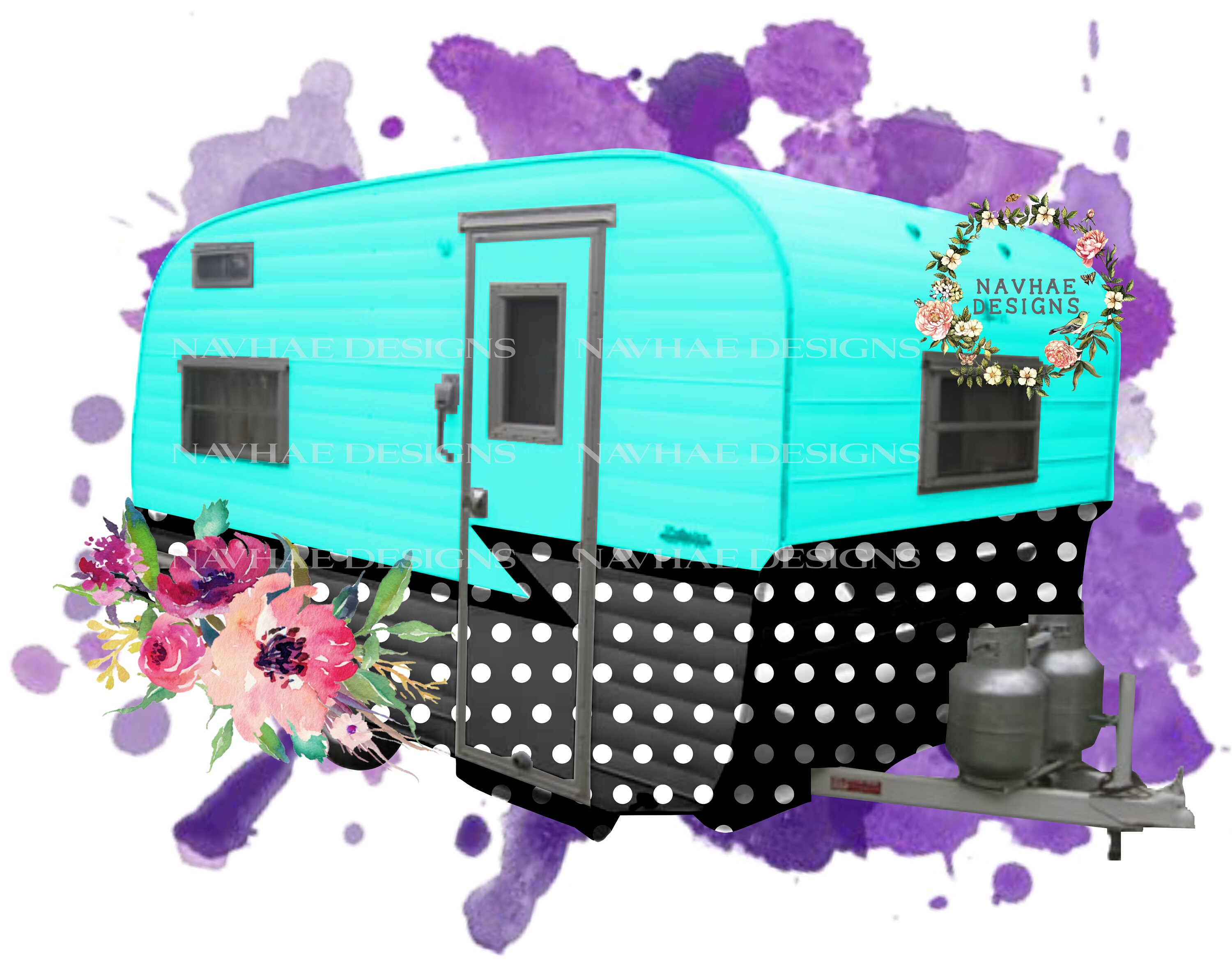 Chic Camper Sublimation Element - Etsy