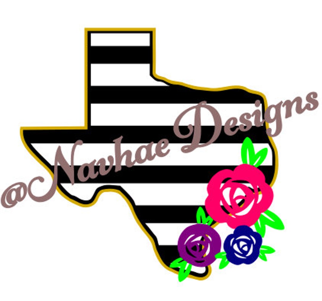 Texas Flower SVG - Etsy