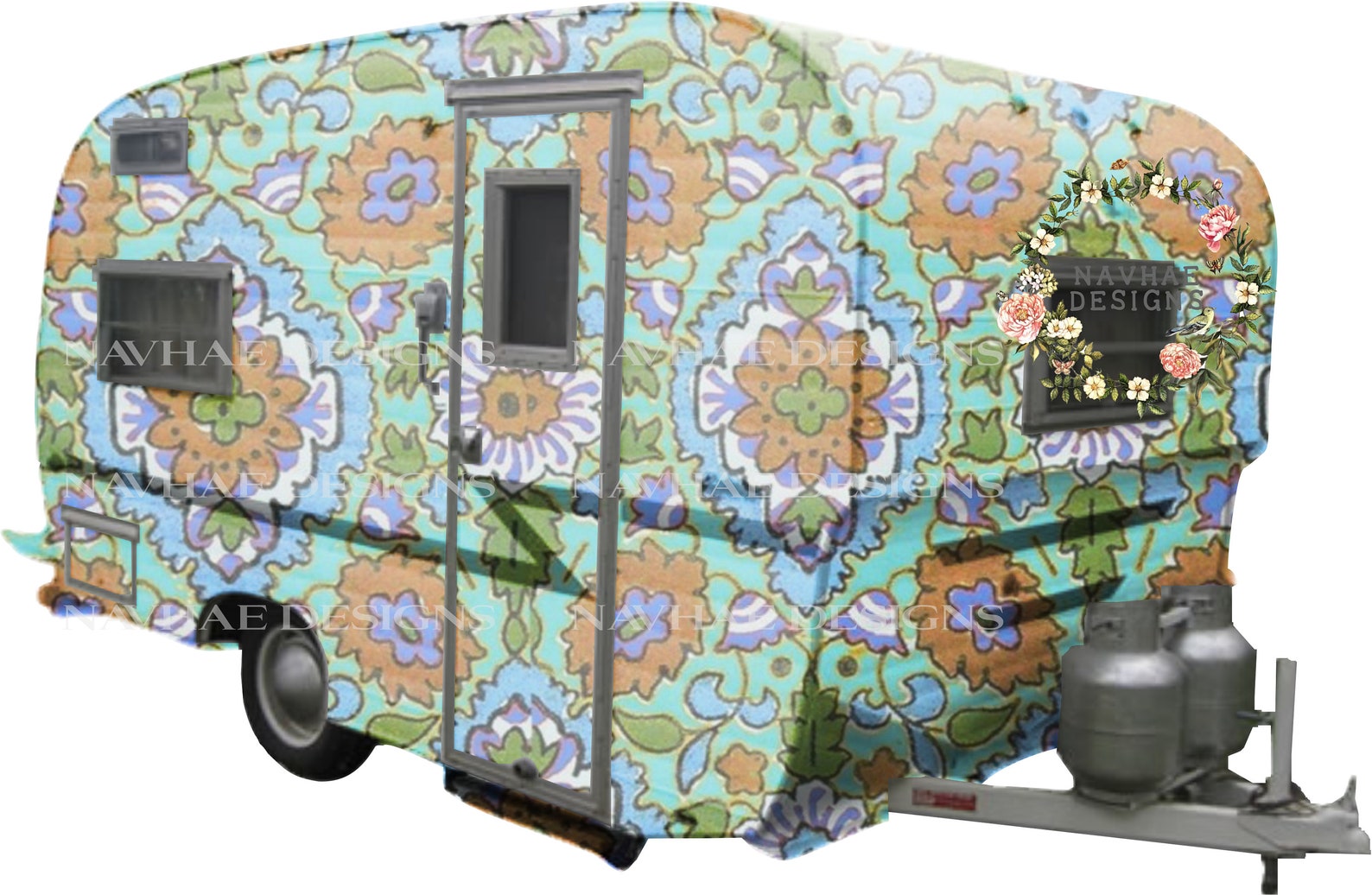 Vintage Campers Sublimation Elements - Etsy