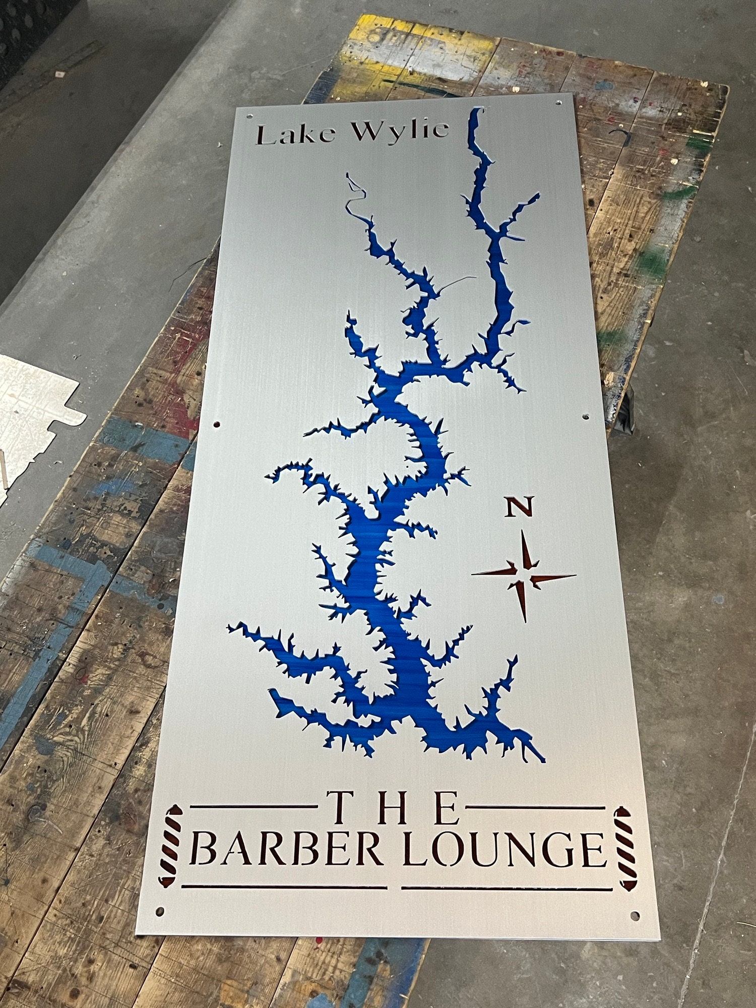 Kerr Lake Custom Map - Etsy